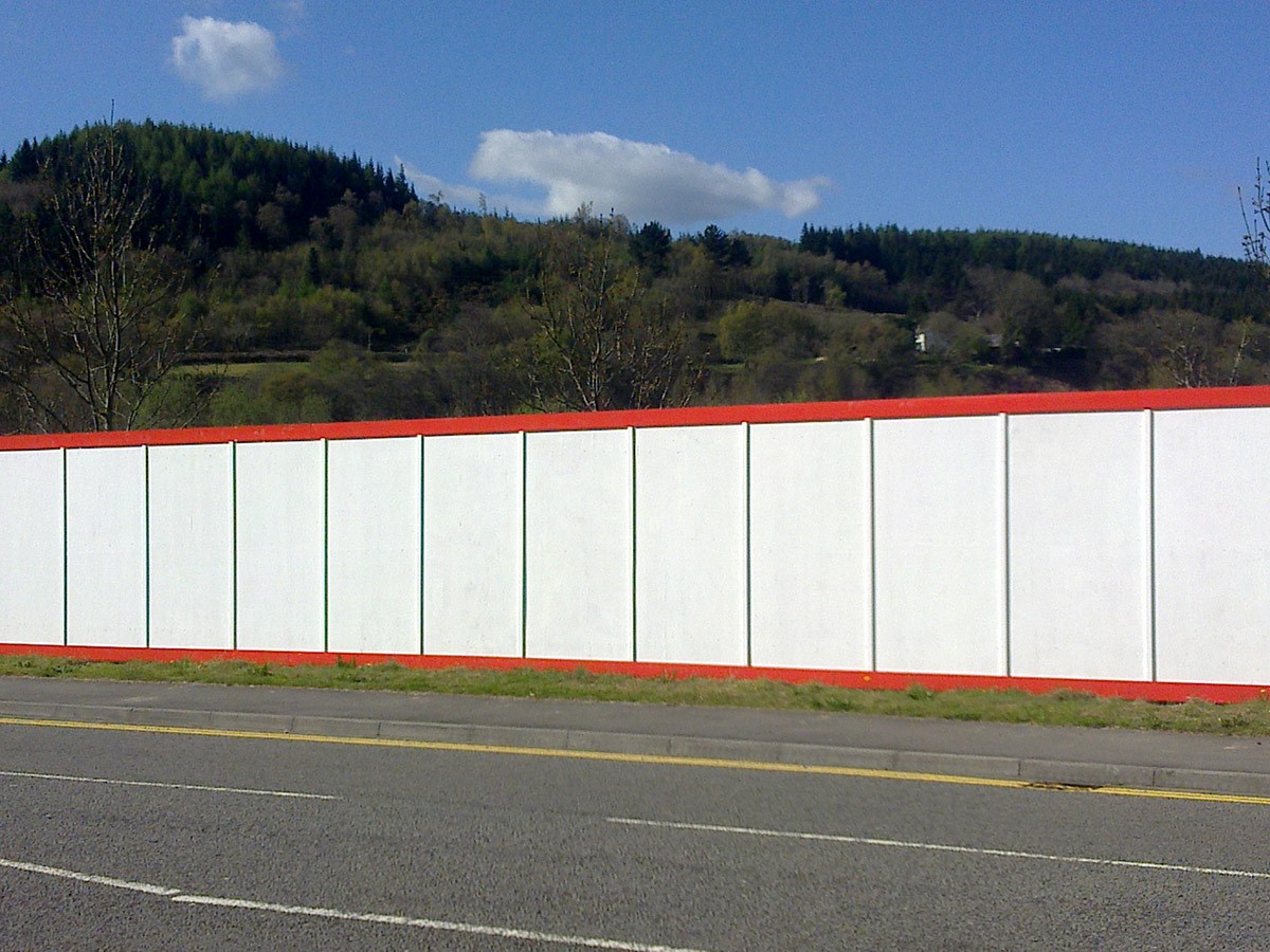 painted-site-hoarding - St Neots Fencing